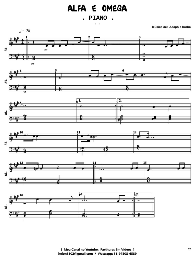 Alfa e Omega Basica | PDF