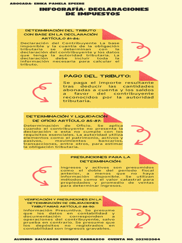 Infografia de Las Declaraciones de Impuestos | PDF