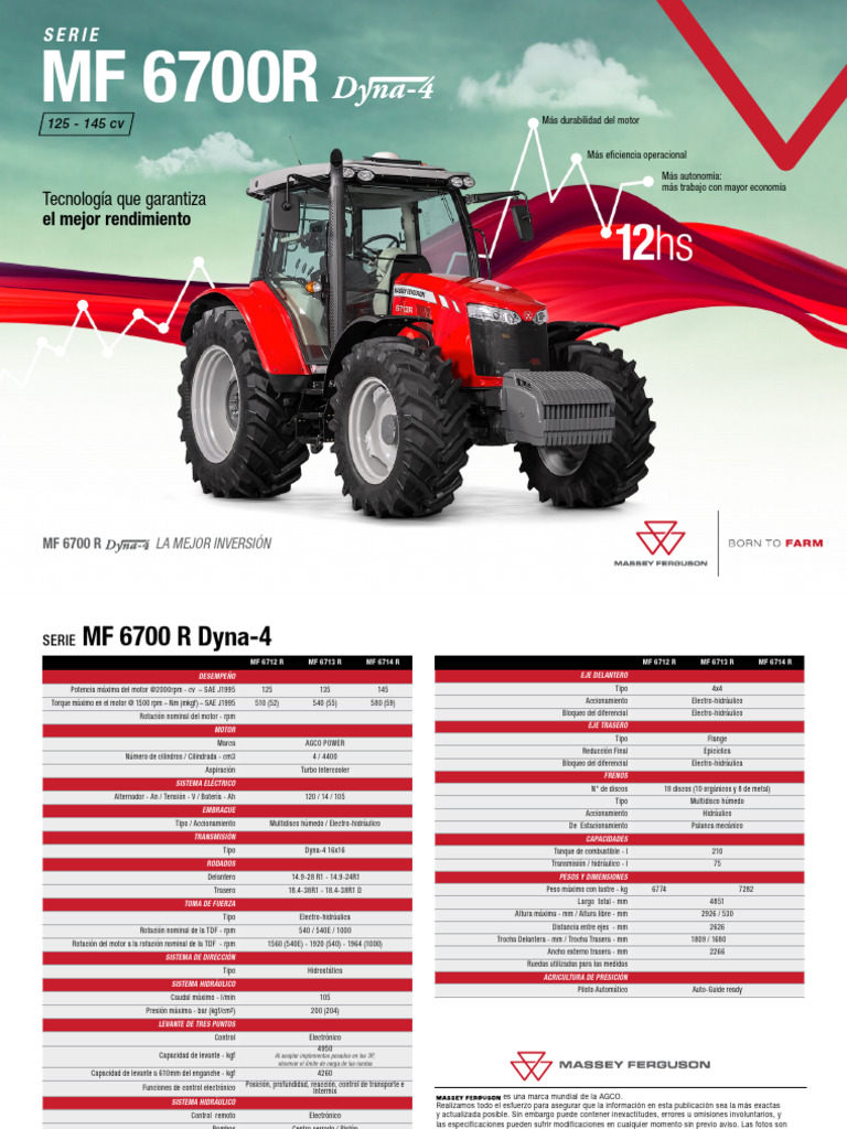 202301.MF 6700R Dyna4 Flyer - 2023 | PDF