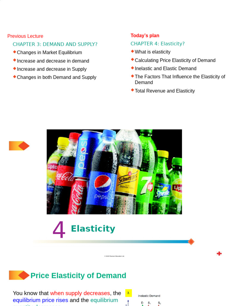 Chapter 4 - Lecture 5 - Elasticity - WV | PDF