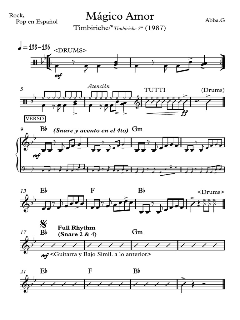 MÁGICO AMOR - Lead | PDF