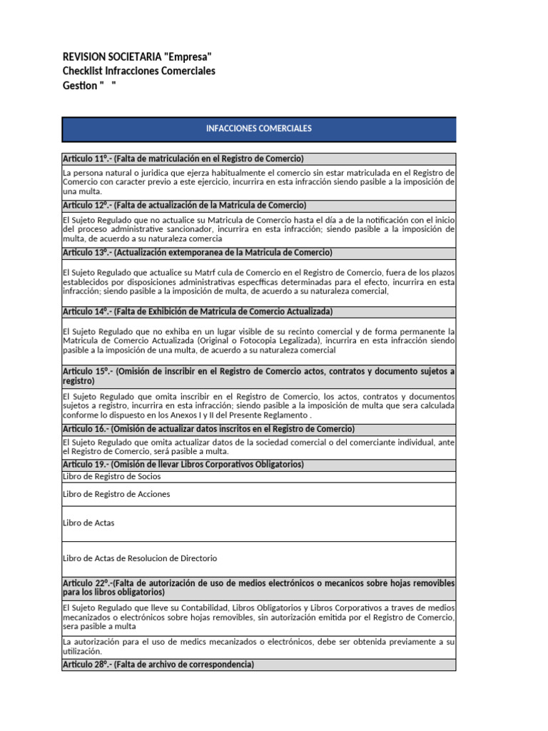 1 Checklist AEMP RA-009-2021 | PDF
