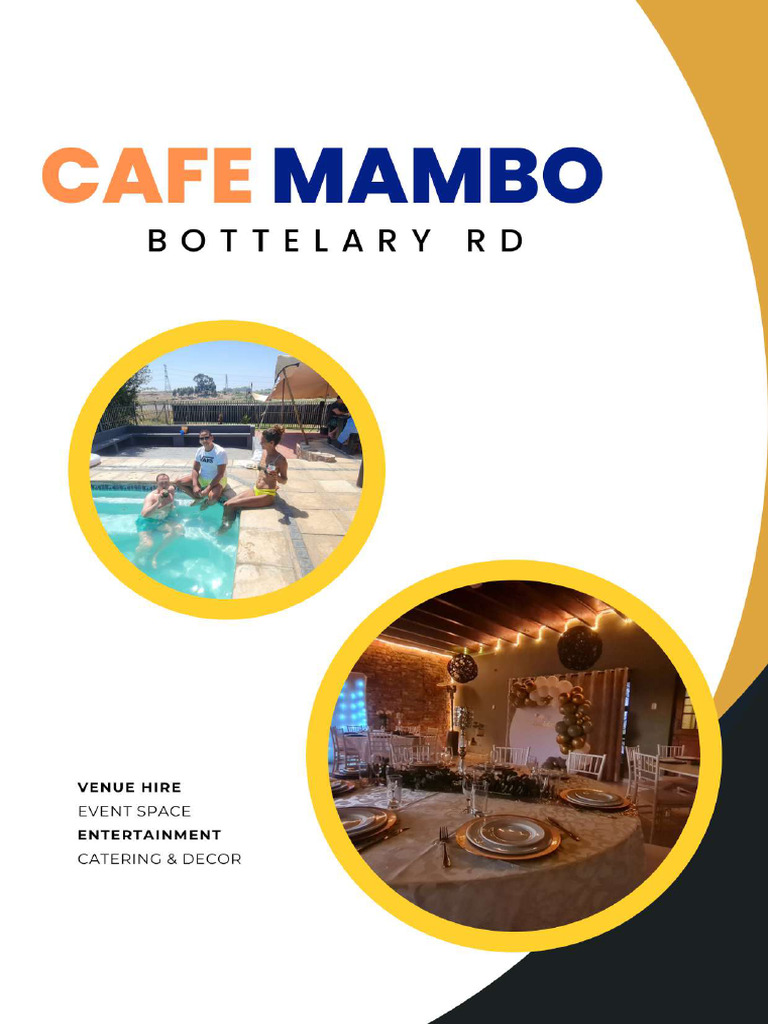 Cafe Mambo - September 23 Brochure | PDF