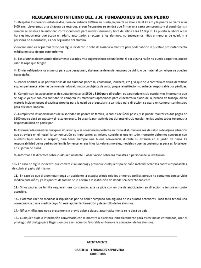 reglamento 2024 | PDF