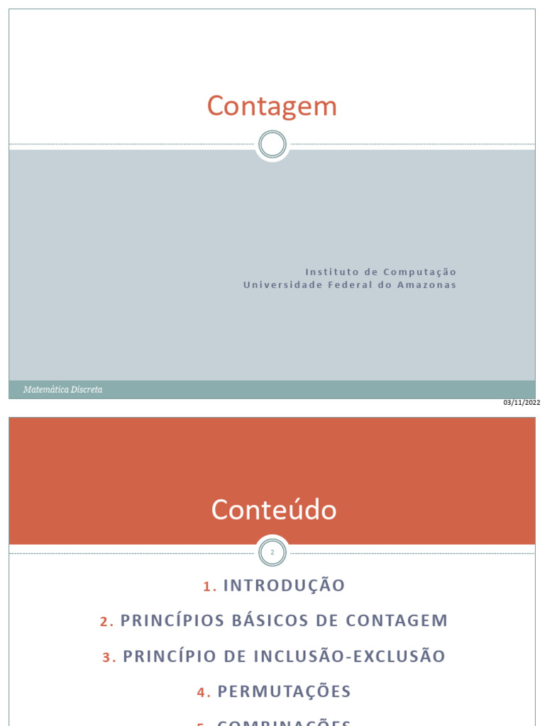 MD02 Contagem | PDF