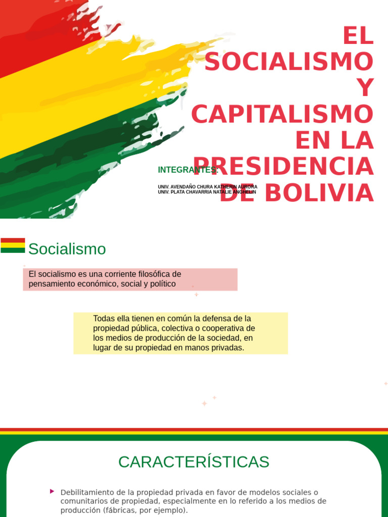 Socialimo y Capitalismo Diapos | PDF