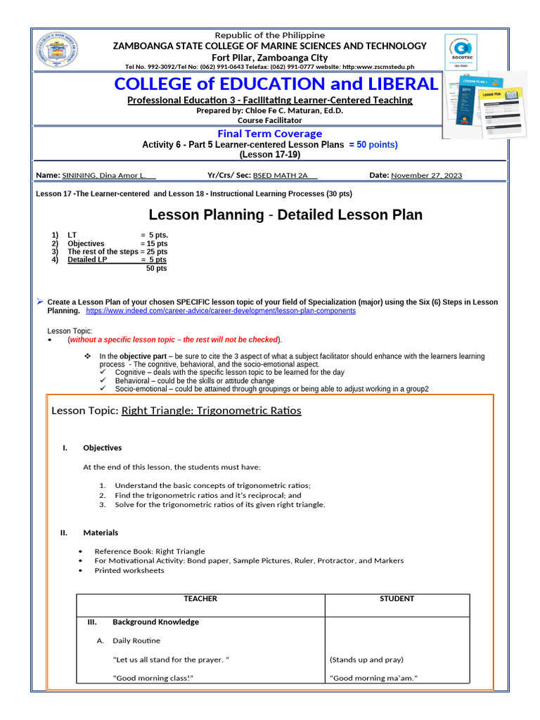 Activity 6 - PEd3-Final Coverage | PDF