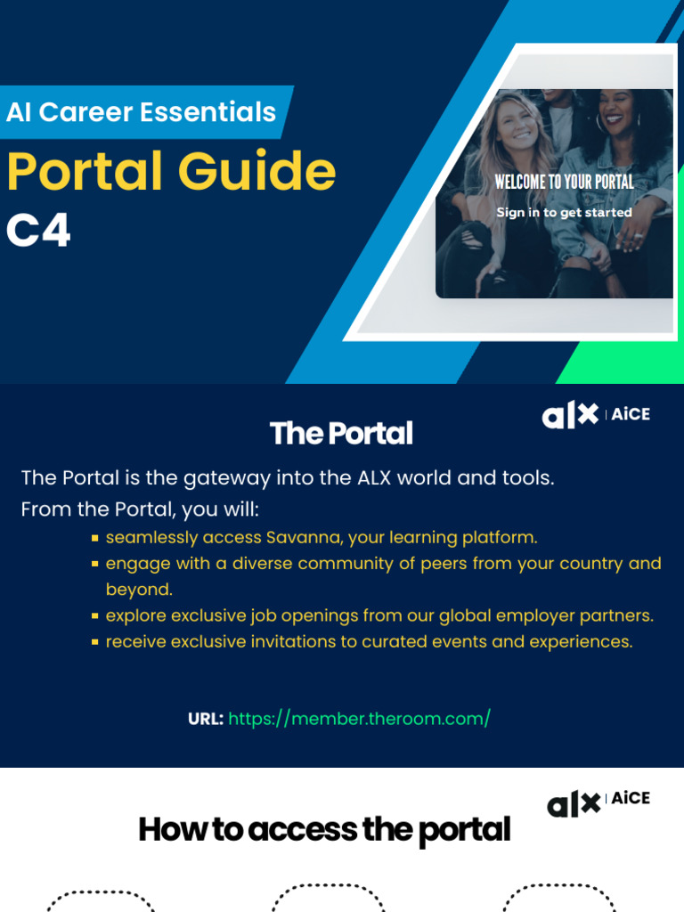 AiCE C4 Portal Guide | PDF
