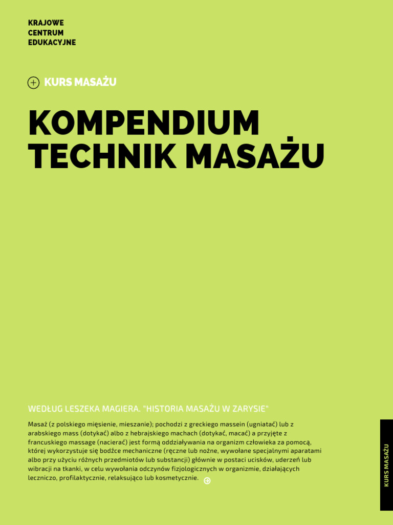 Kompendium Technik Masazu - 2022 | PDF
