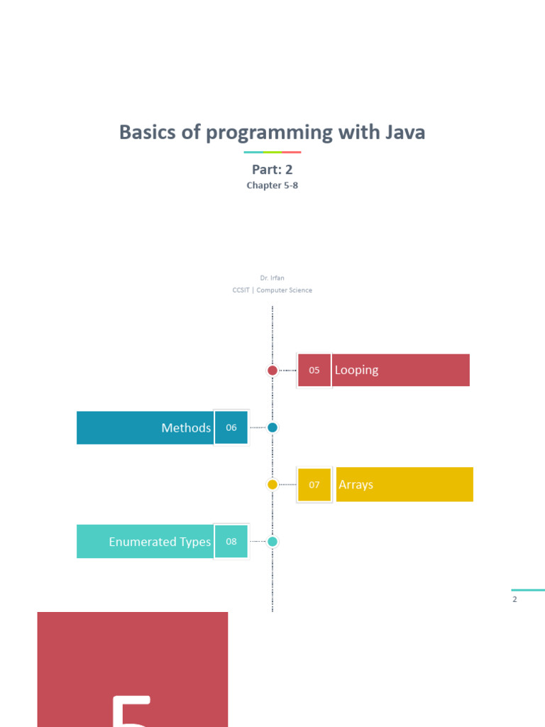 Lecture 03 - Java Basics - Part 2-Updated | PDF Lecture 03 - Java Basics - Part 2-Updated | PDF