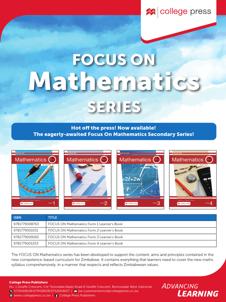 FOCUS On Mathematics Series Brochure | PDF
