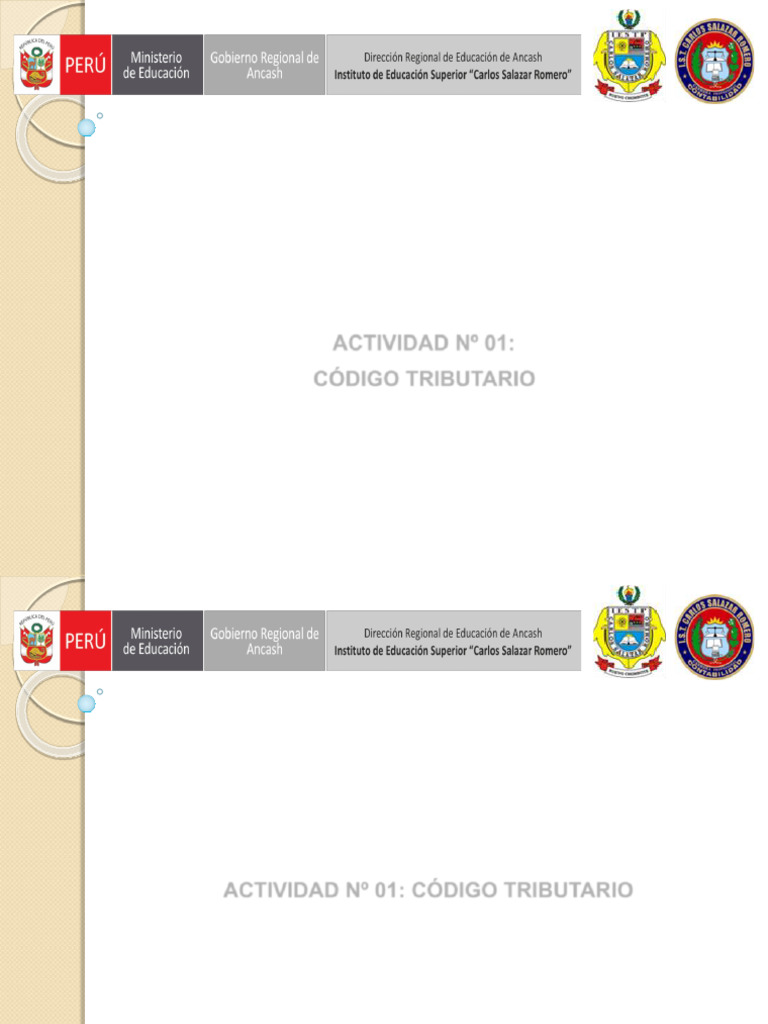 1.1. Codigo Tributario | PDF