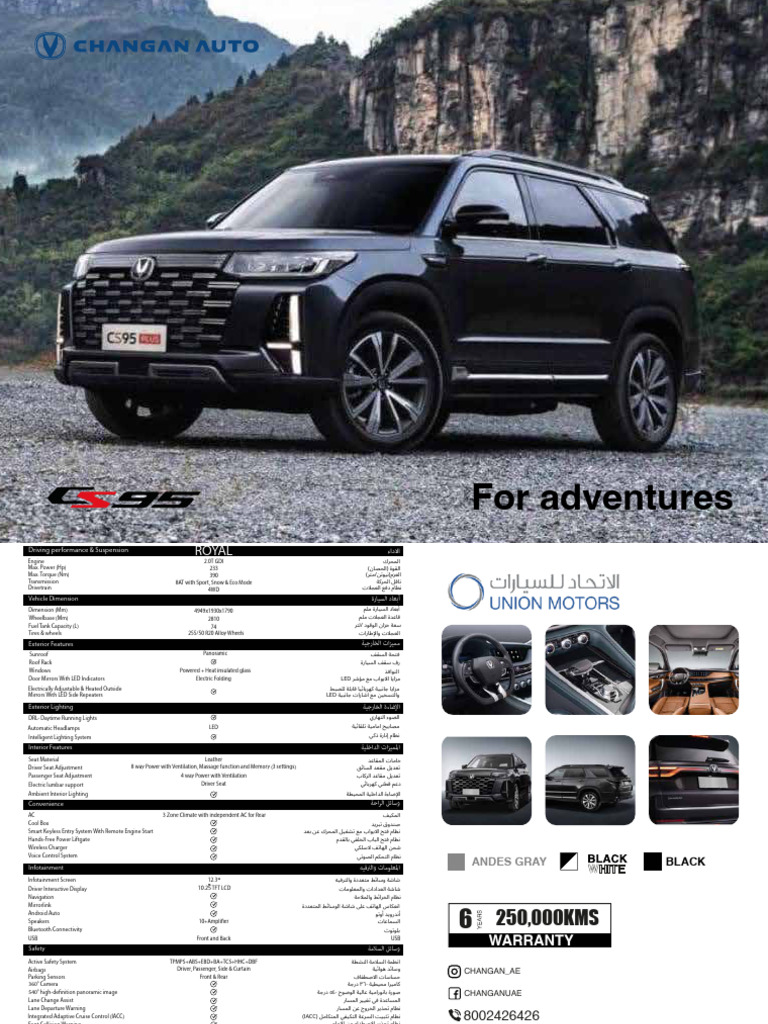 Changan CS95 - 24YM Brochure | PDF