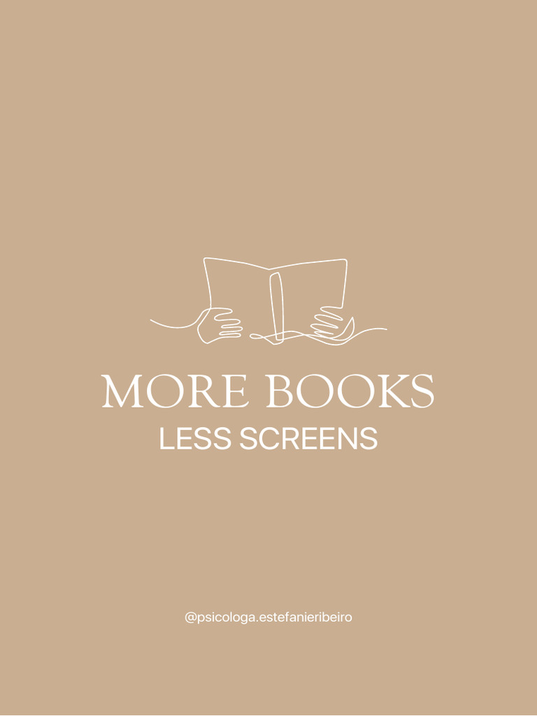 More Books, Less Screens | PDF