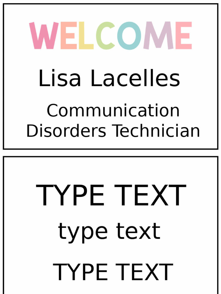 Editable Pastel Welcome Classroom Signs | PDF