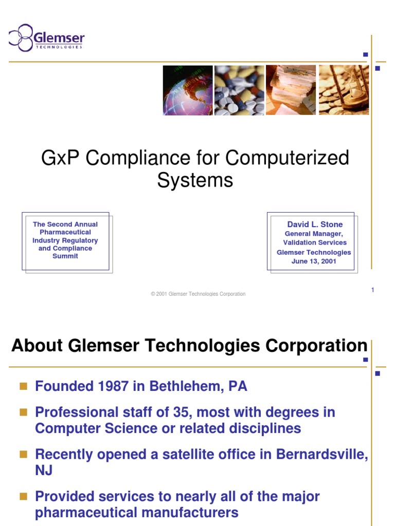 GXP Compliance For Computerized Systems: David L. Stone | PDF ...