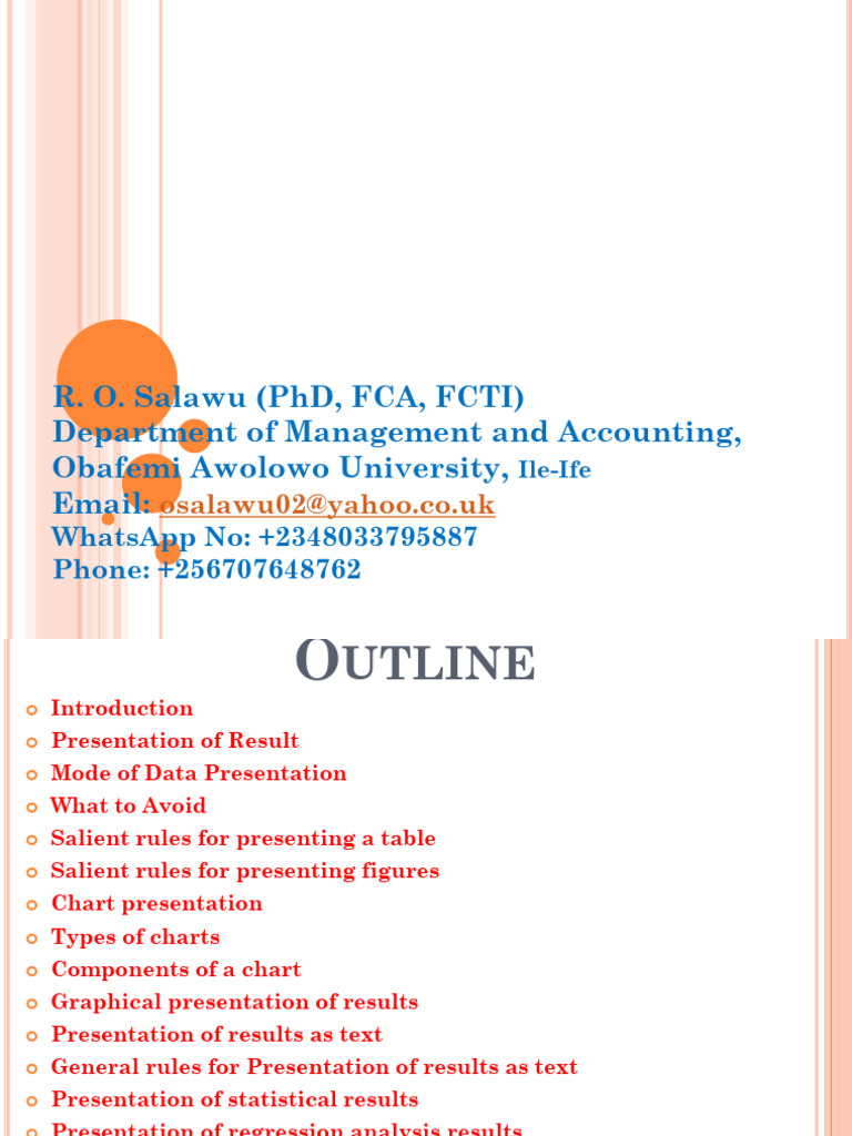 Lecture 5-Data Analysis, Interpretation and Discussion of Findings | PDF