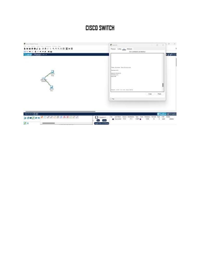 Configuración Básica Switch | PDF