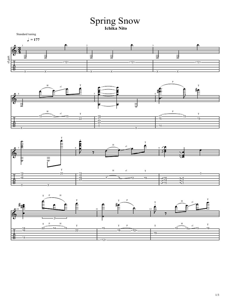 Ichikanito Tab Series 2 Springsnow Tab | PDF