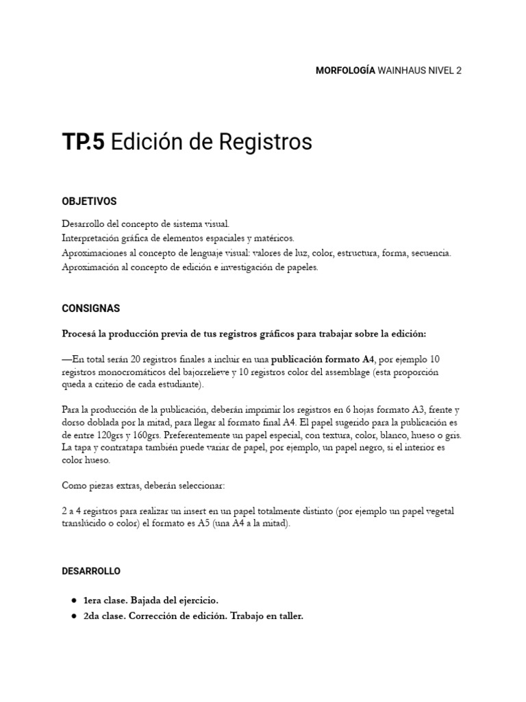 TP5 Edición 2024 | PDF