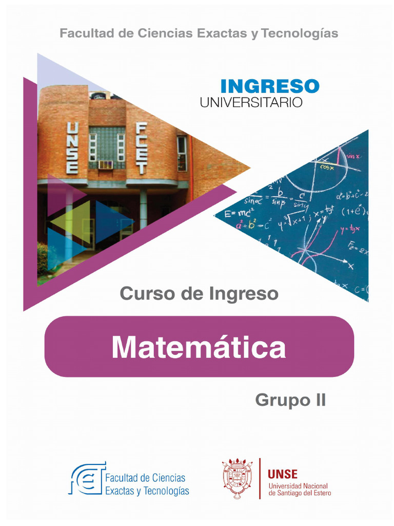 Ingreso 2024. Matematicas | PDF | Proposición | Ecuaciones