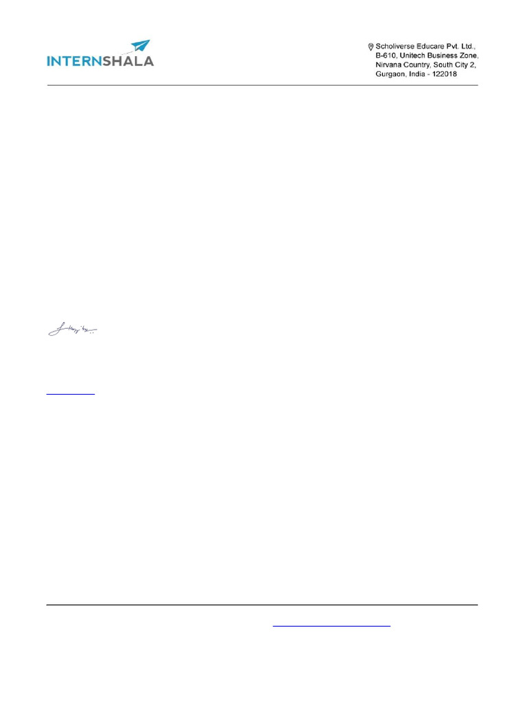 ISP 43 - Joining Letter | PDF