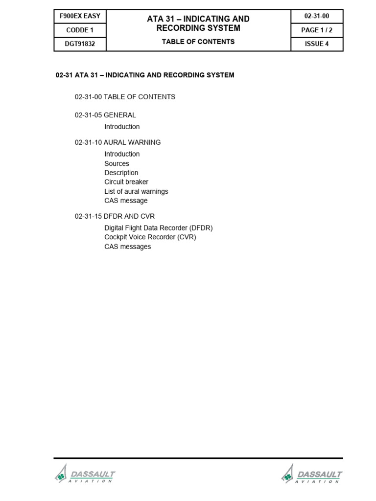 Indicating & Recording System | PDF | Flight Recorder | Aircraft