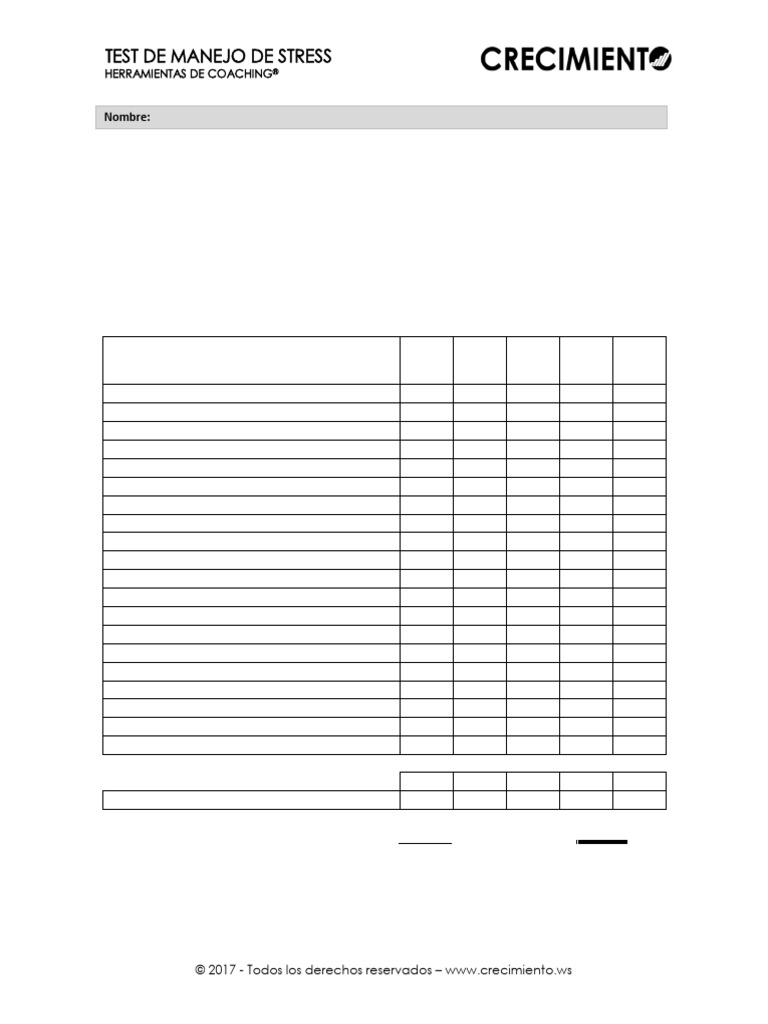 Test Stress | PDF