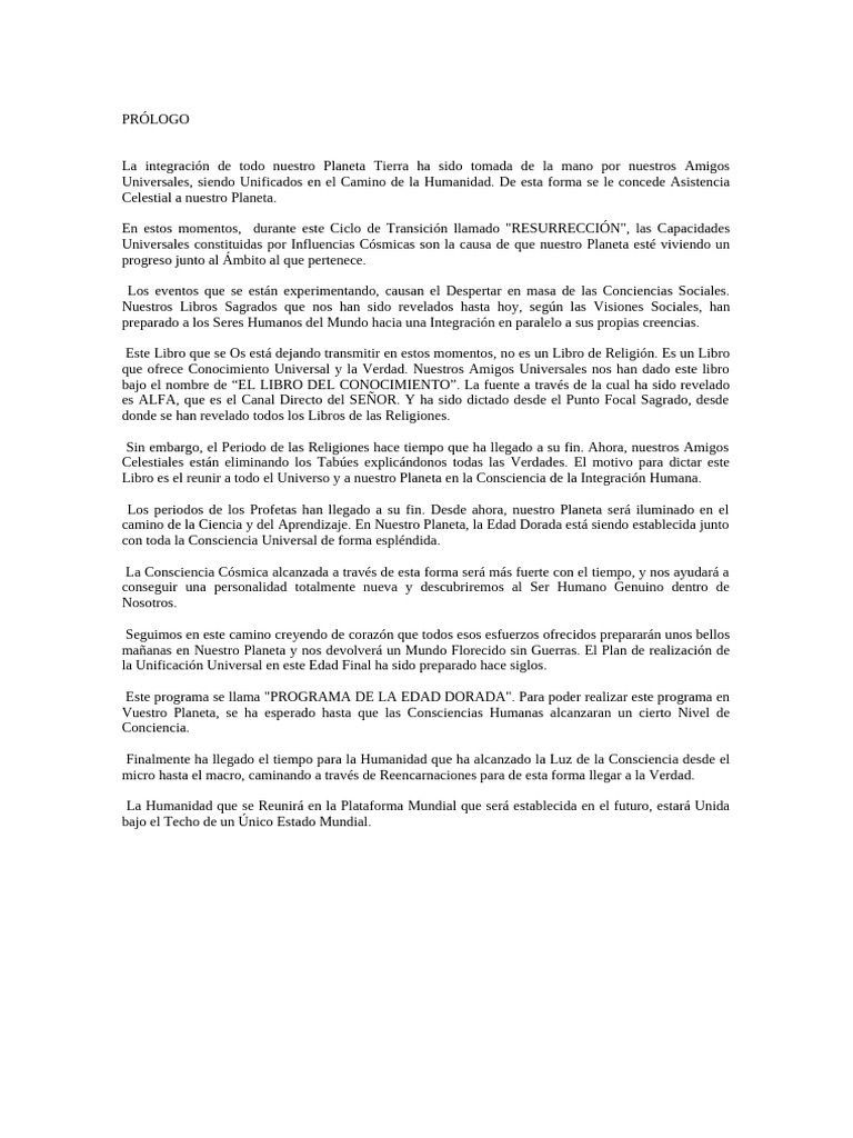 LIbro Del Conocimiento Libro en Uno | PDF
