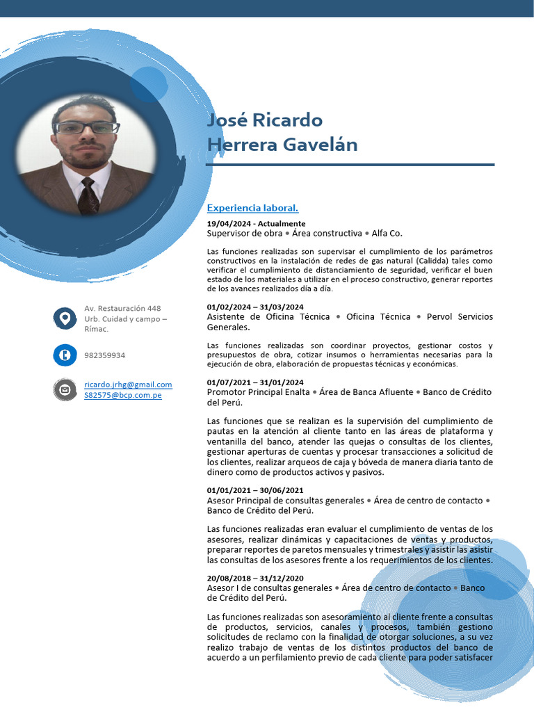 CV Ricardo Herrera | PDF