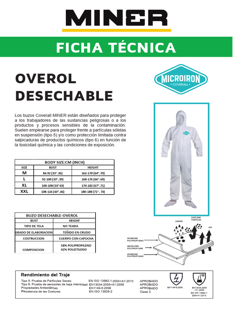 15.-Ficha Tecnica Overoles | PDF