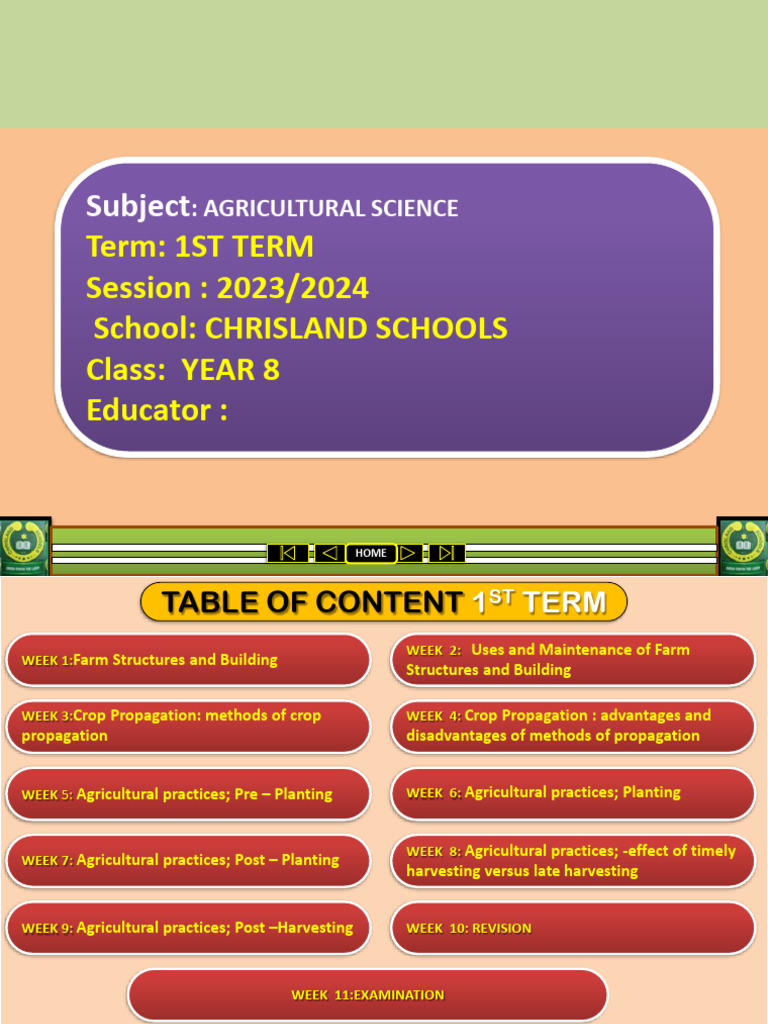 Agric Sci Yr 8 Eduporch | PDF