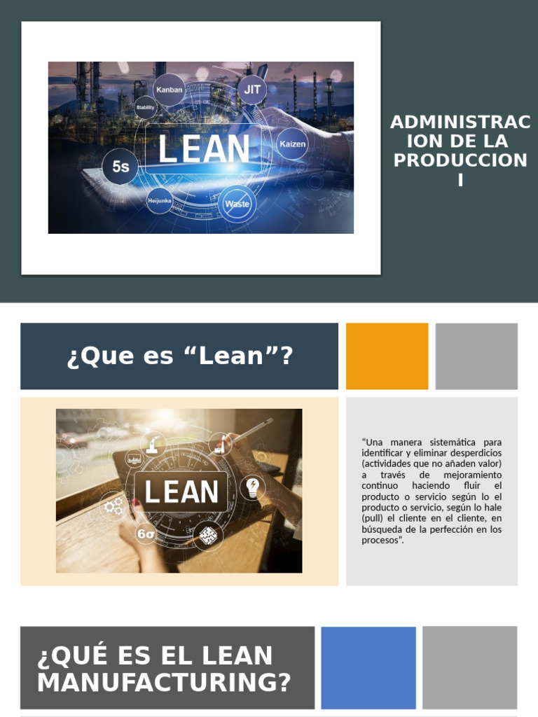Clase 16 - Lean Manufacturing | PDF