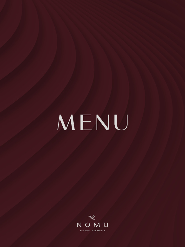 Nomu Menu 2023 | PDF