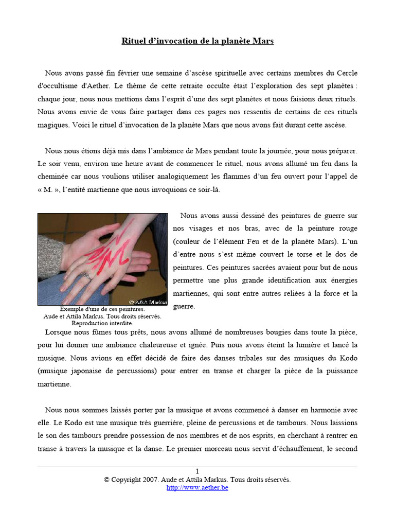 Rituel Mars | PDF