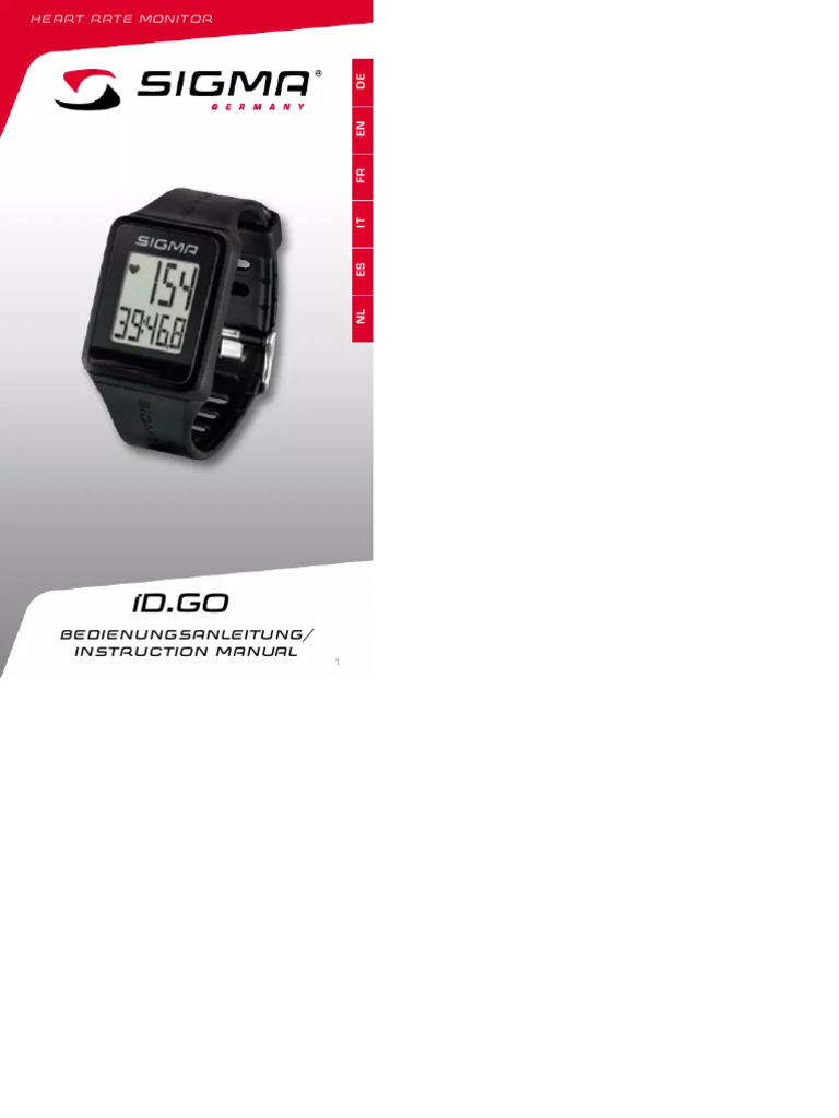 Manual Sigma Id - GO | PDF