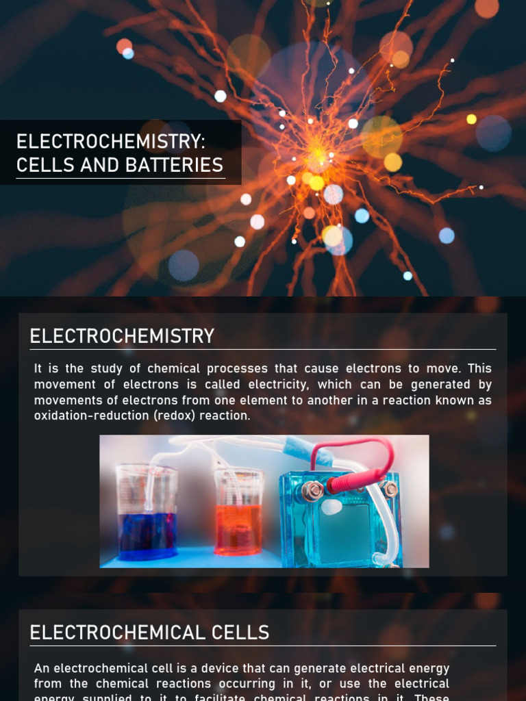 CHEM Chapter 1 Electrochemistry | PDF