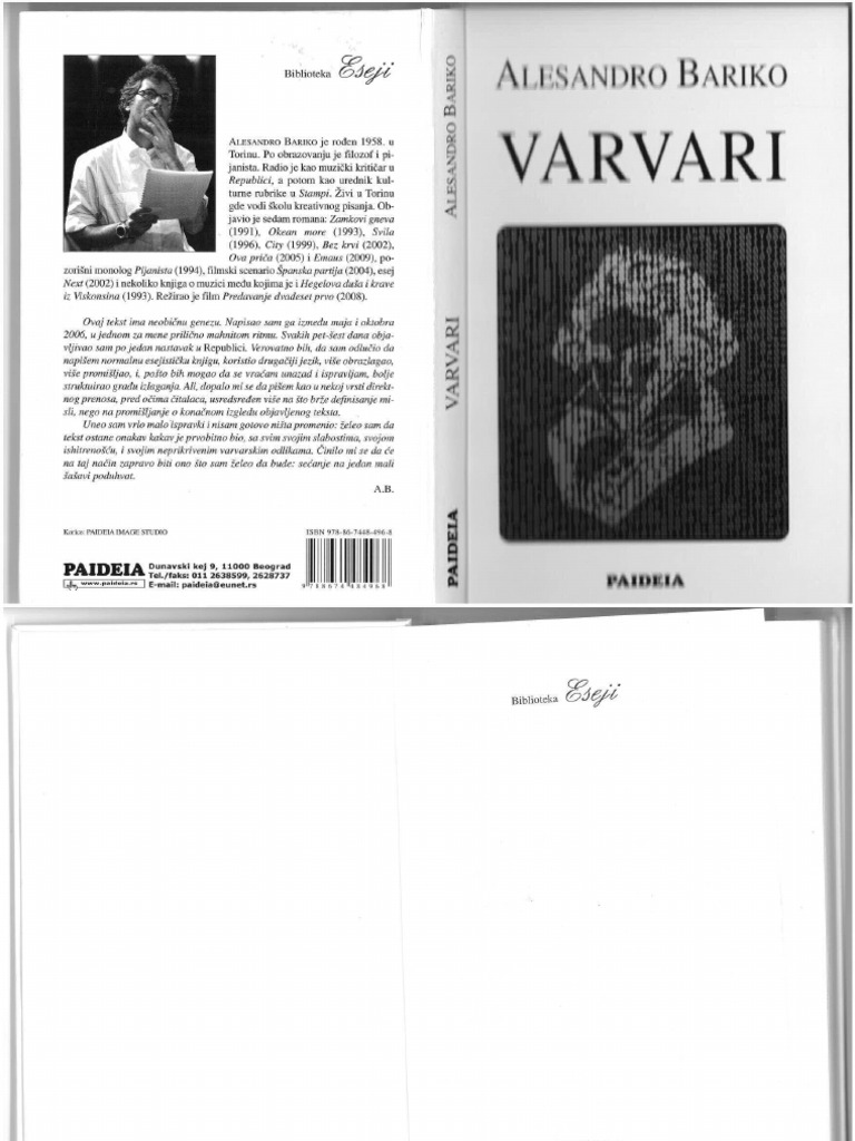 Alesandro Bariko - Varvari | PDF