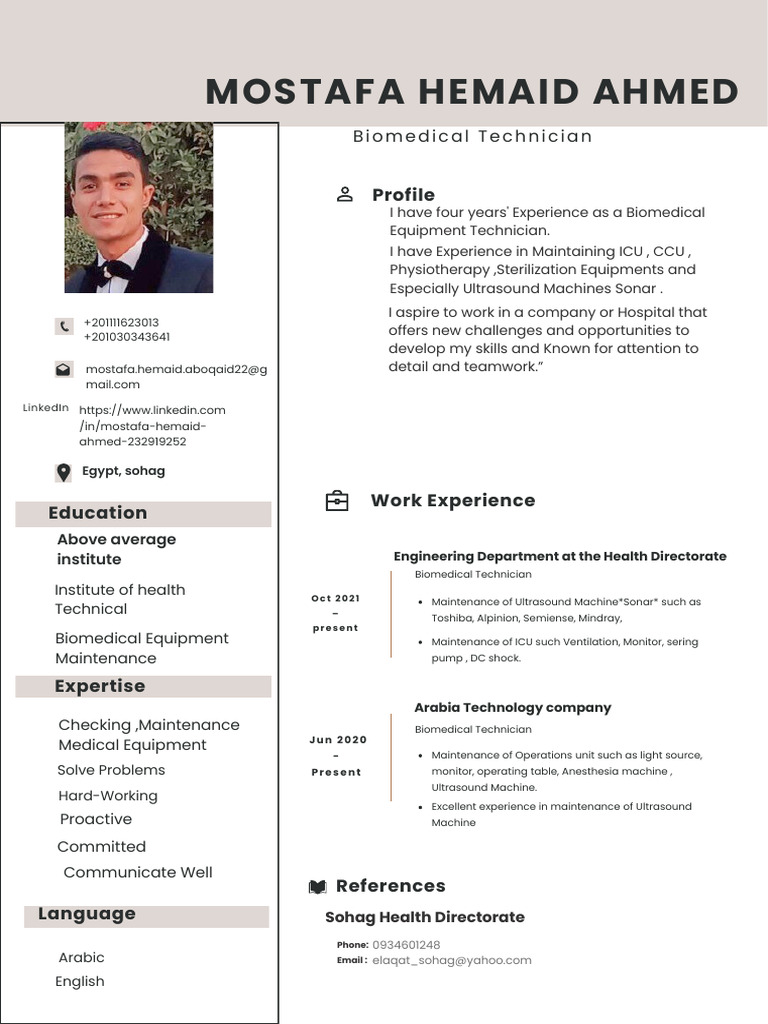 Mostafa Hemaid CV Resume | PDF