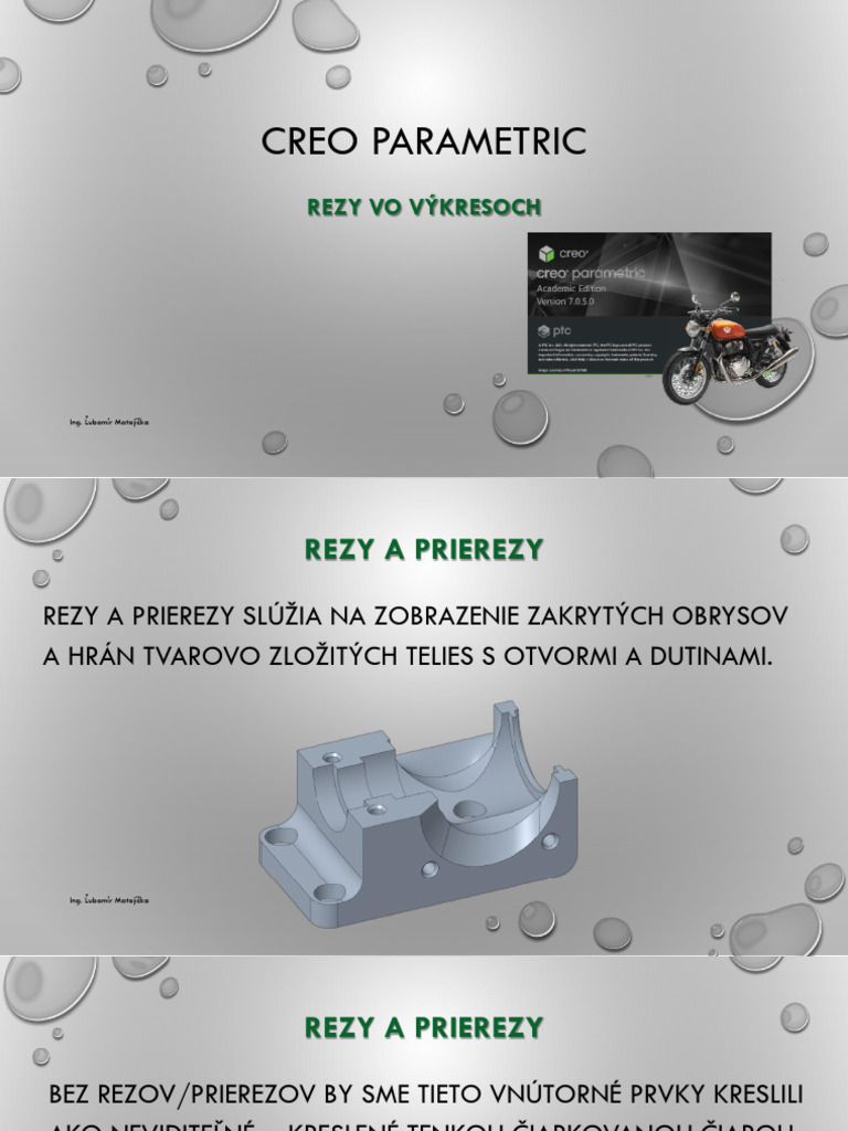 Drawing - Výkresy-Rezy A Prierezy Creo 7 | PDF