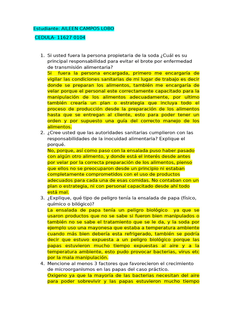 Caso Práctico Resolución de Aileen | PDF