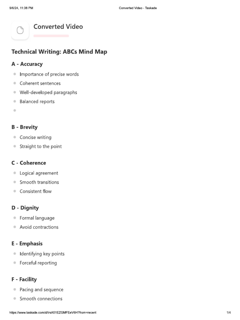 abcs of technical writing | PDF