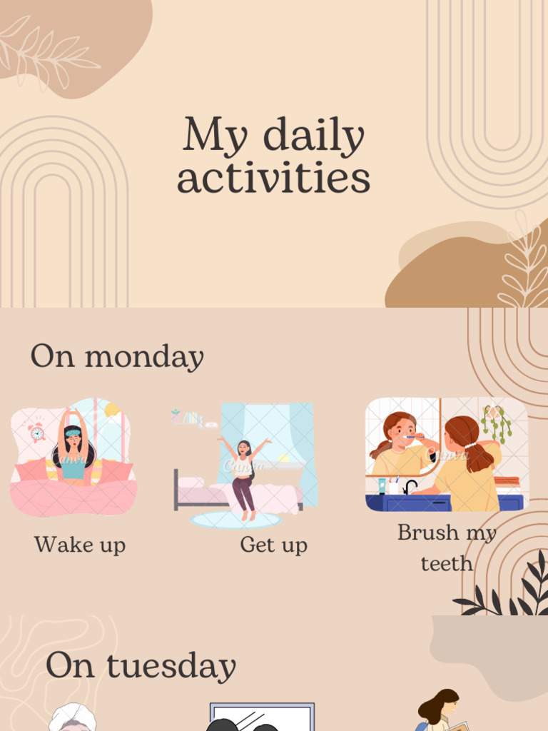 My daily activities (1) | PDF