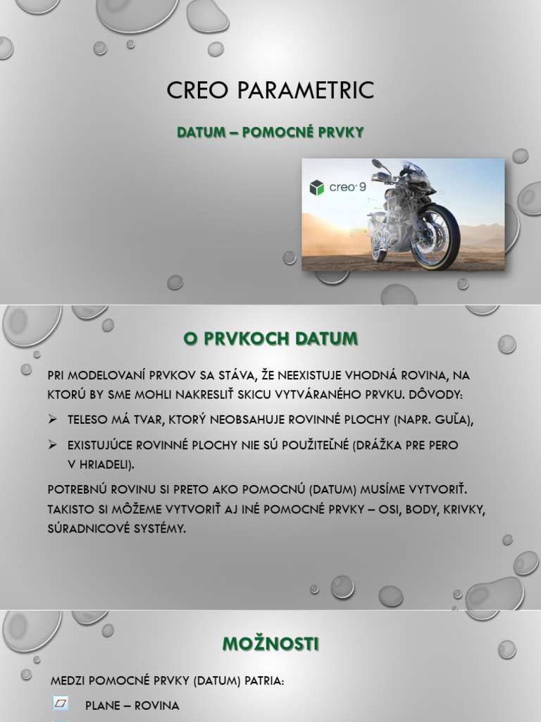 Part - Datum-Pomocné Prvky | PDF