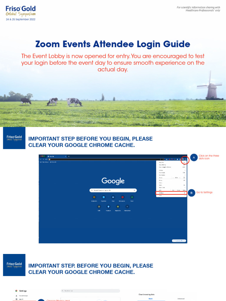 Guidelines To Join Events On Zoom Events.v2 | PDF