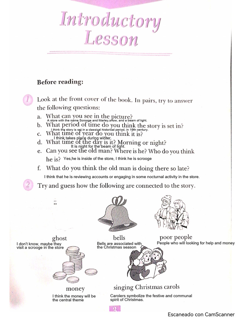 Book Activity-A Christmas Carol-2 | PDF