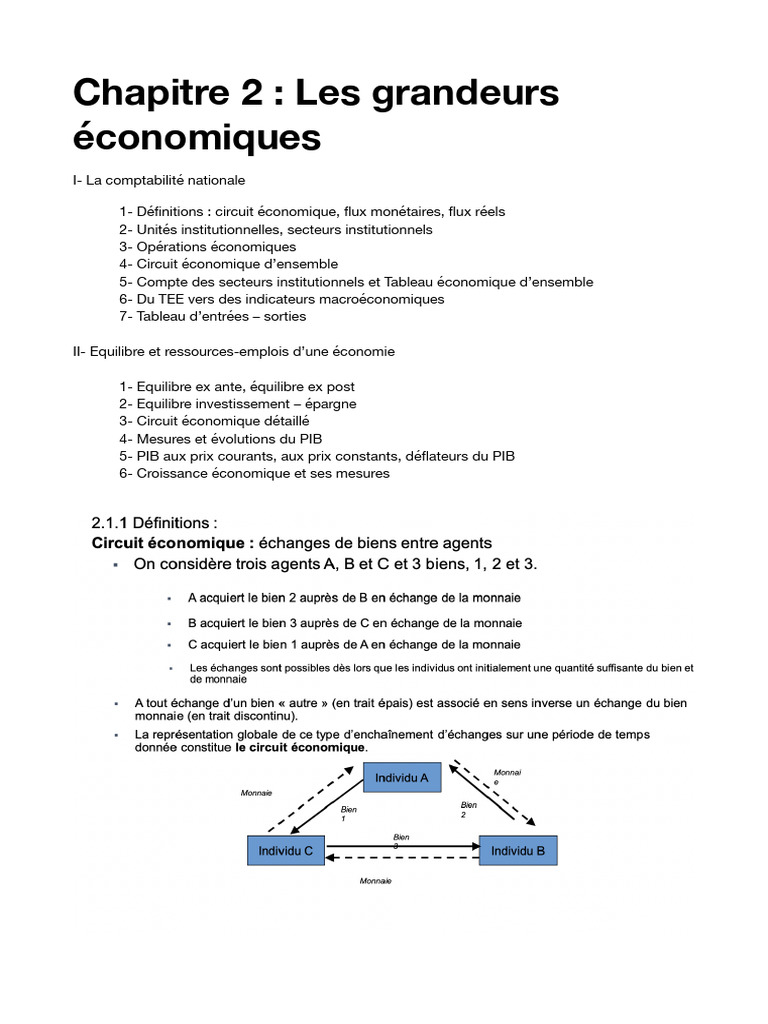 Chap2 Analyse Éco 1 | PDF