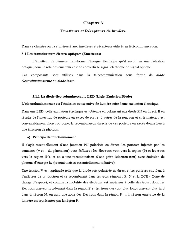 Chapitre3 EmetteursRécepteurs | PDF
