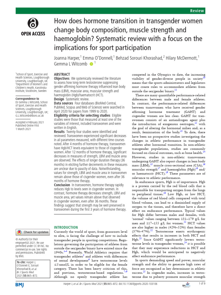 How Does Hormone Transition in Transgender Women Change Body ...