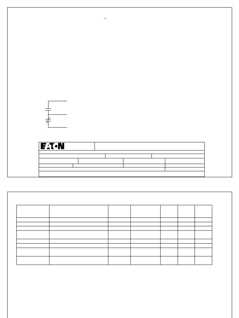 Eaton 9355 30kVA 3 Breaker Maintenance Bypass Panels 124100028 | PDF ...